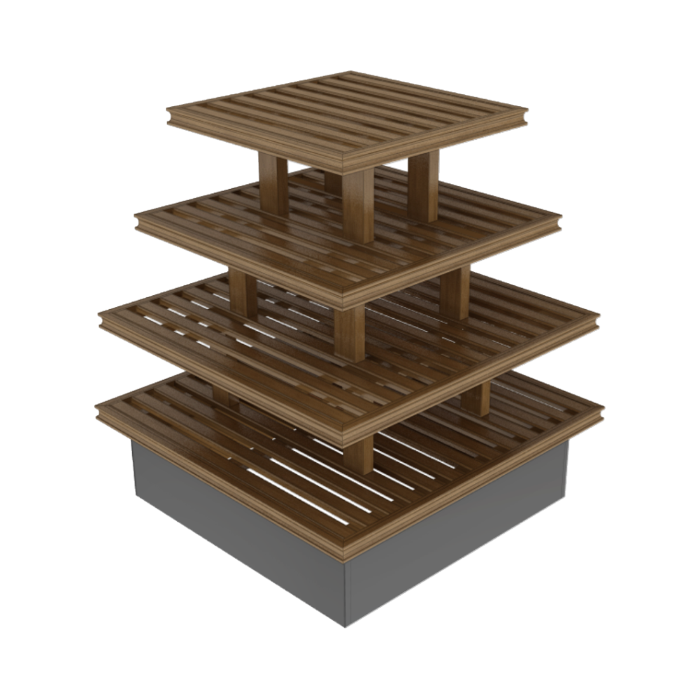 Multi-Tiered Shop Around Display – The Marco Company