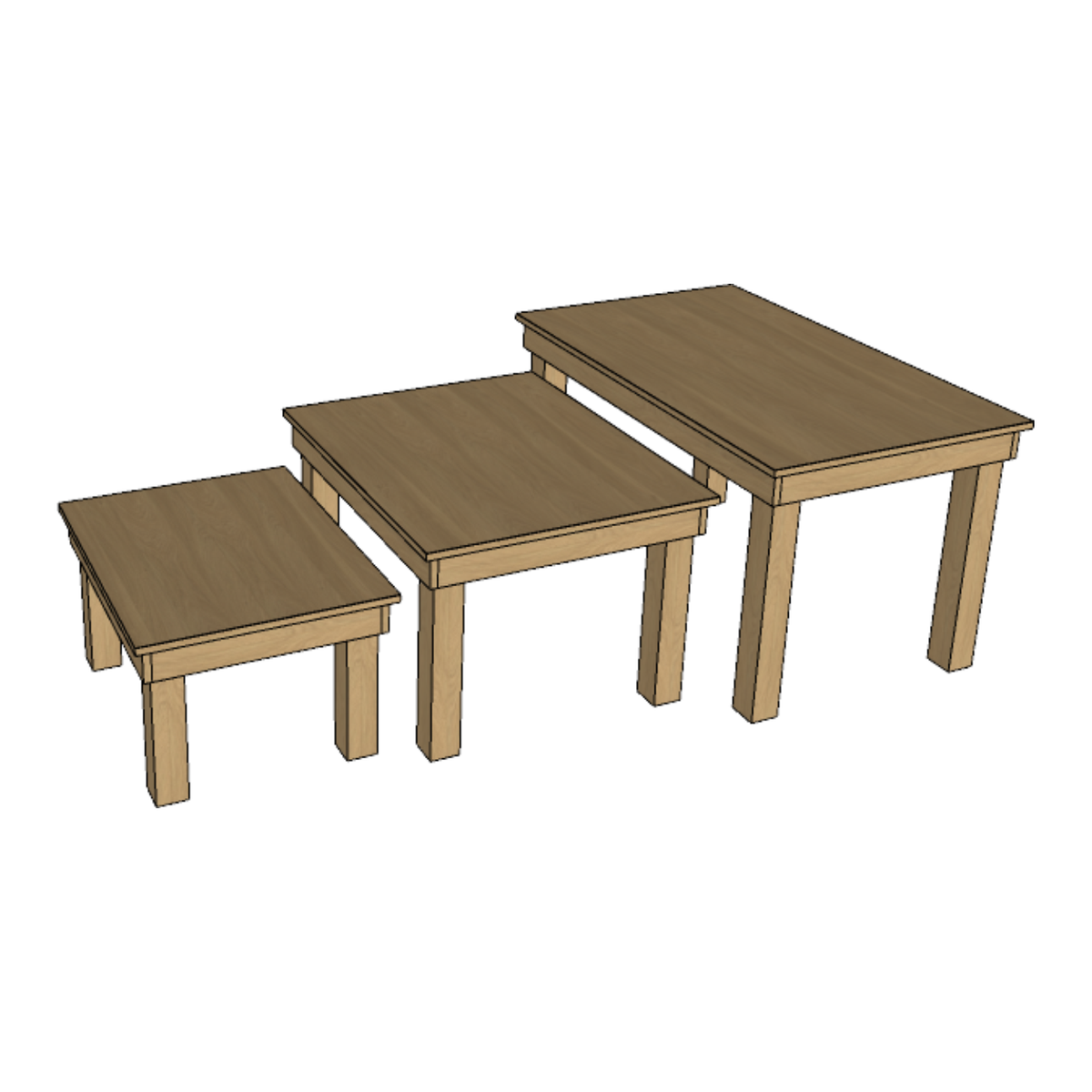 Nesting Tables | BA-NTS50352-001 | The Marco Company